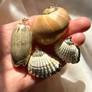 Vintage Charm Seashell Charm Necklace Pendant Vintage Jewelry for Women ...