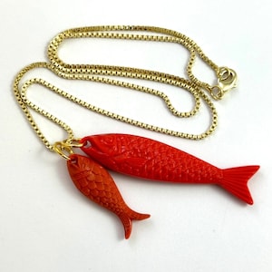 Fish Charm Necklace Pendant Jewelry Pendants for Women Fish Jewelry ...