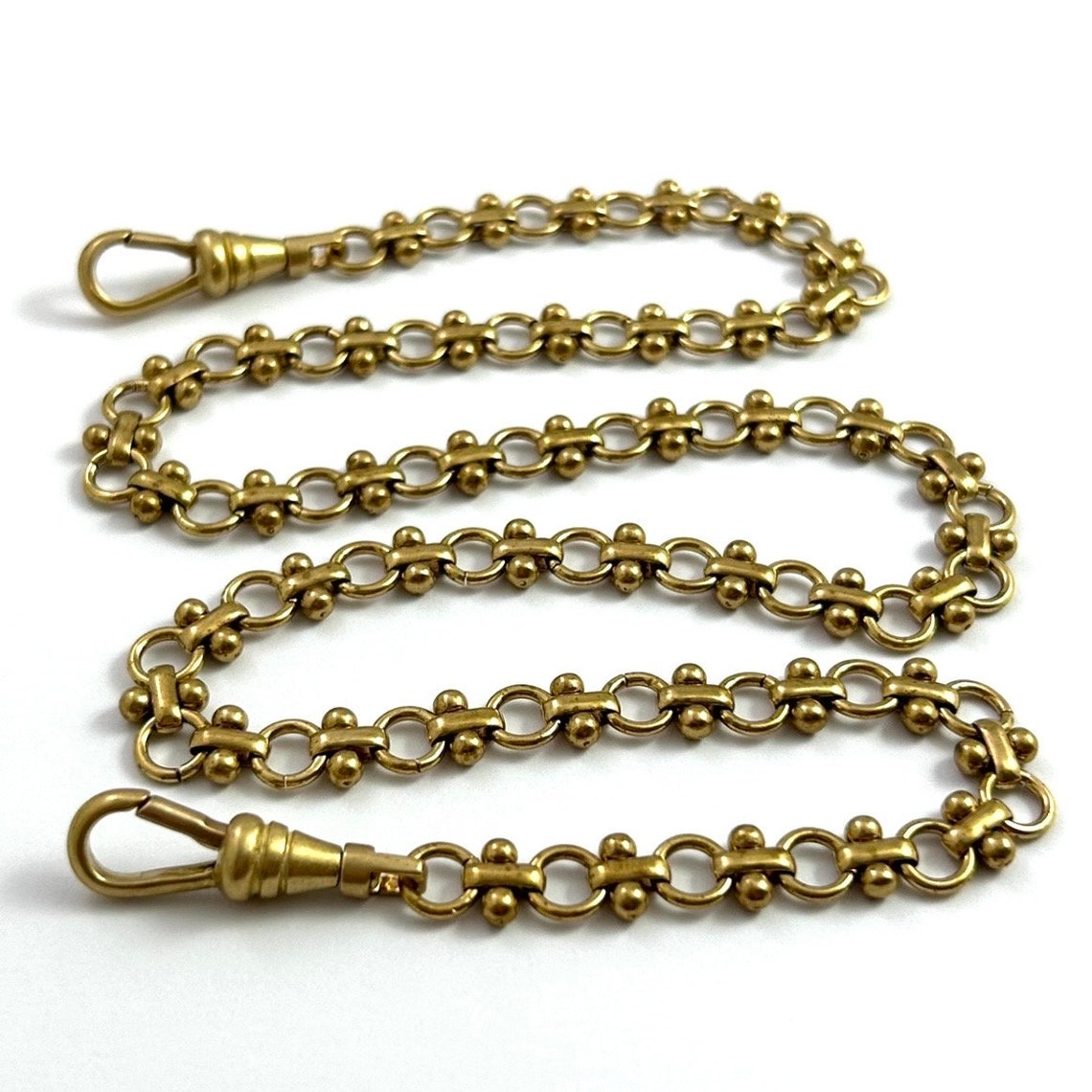 Double Dog Fob Swivel Clips Charm Holder Necklace Front Clasp Necklace ...