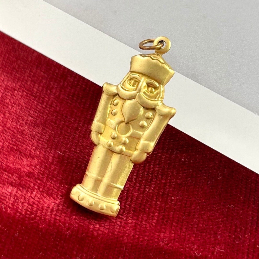 Christmas Jewelry Nutcracker Charm Pendants for Women Brass Metal ...