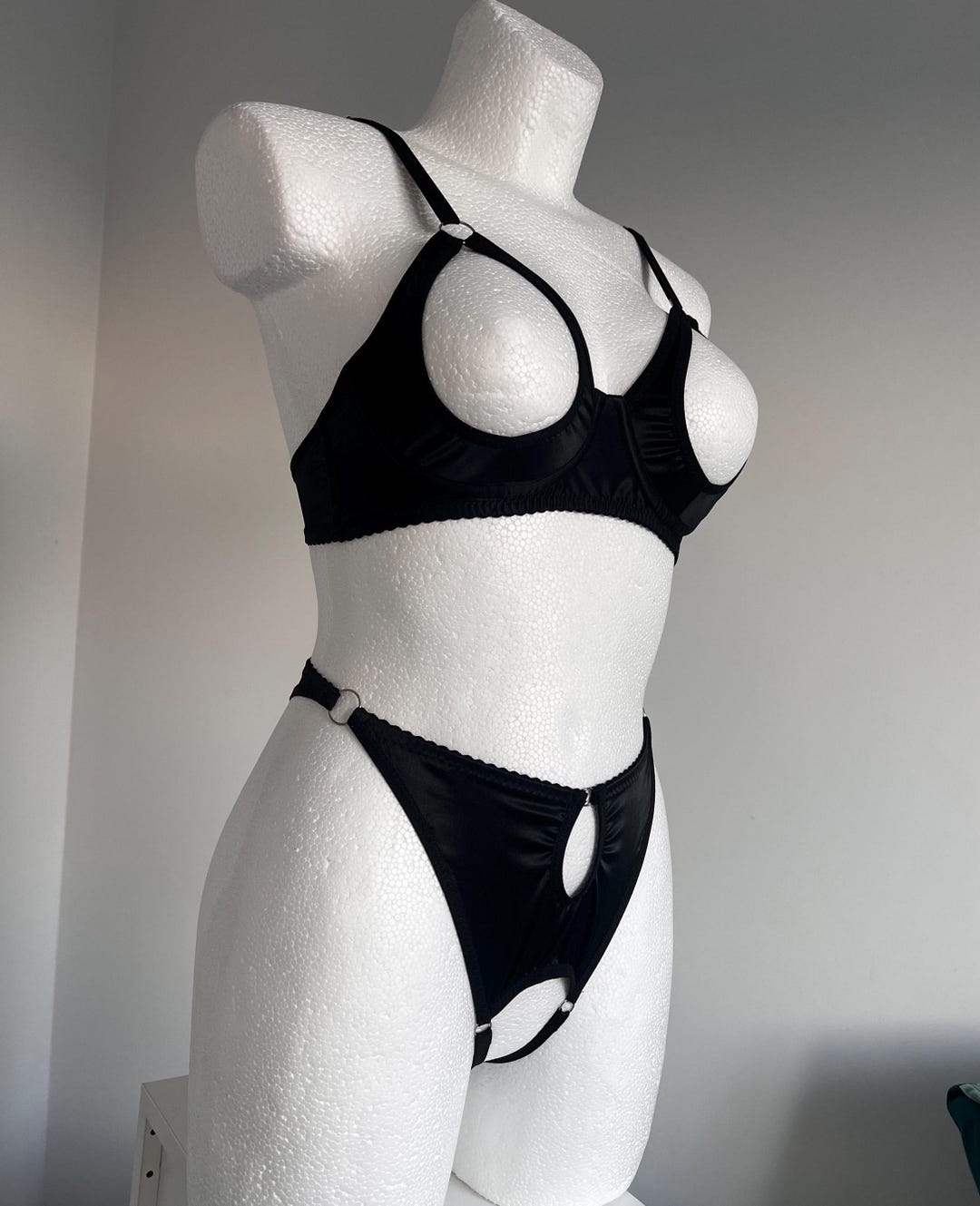 Open Cupless Lingerie, Shelf Bra Open Quarter Cup Bra, Open Cupless Bra Support, Lingerie See ...