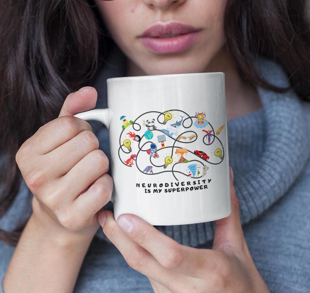 Neurodiversity Mug ADHD ADD Support Mental Health Mug Autism Mug ...