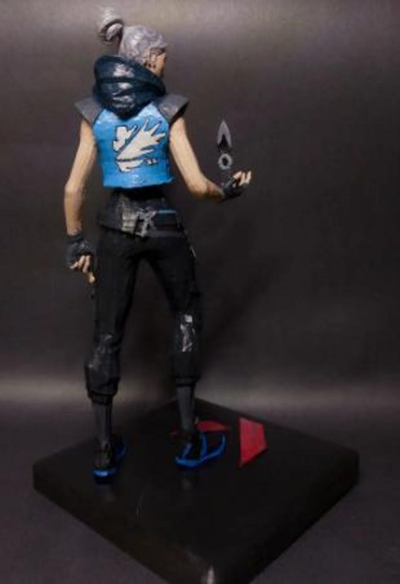 3D Printed Jett Figure Iconic Valorant Agent Collectible Perfect Gift ...
