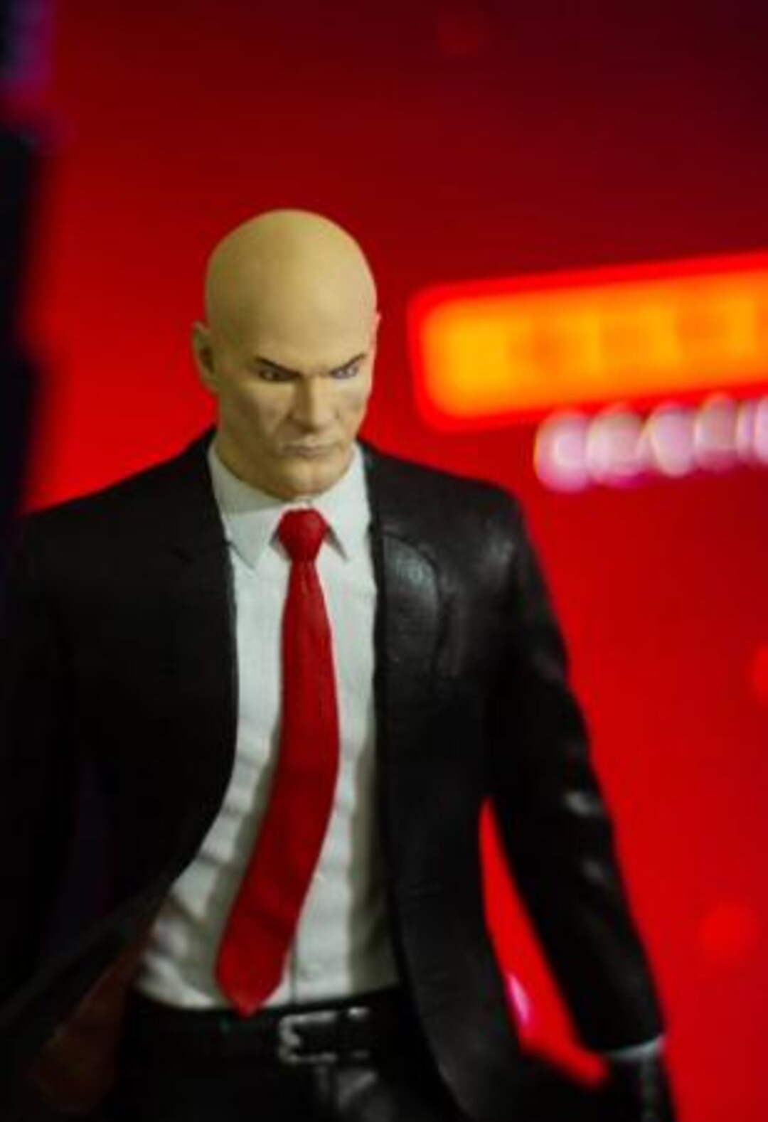 3D Printed Hitman Figure Stylish Assassin Collectible Statue Perfect ...
