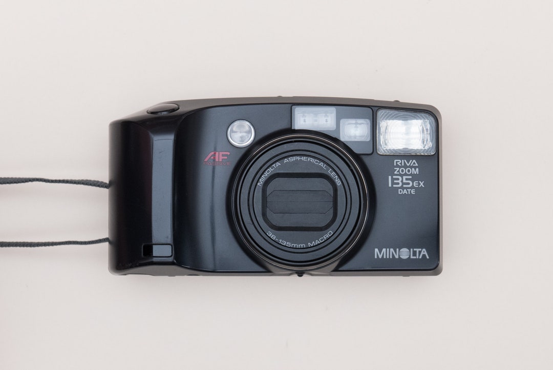 Minolta Riva Zoom 135EX Compact 35mm Point and Shoot Film Camera - Etsy