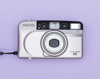Minolta Riva Zoom 70EX Analog Compact Camera for 35mm Film Zoom Point ...