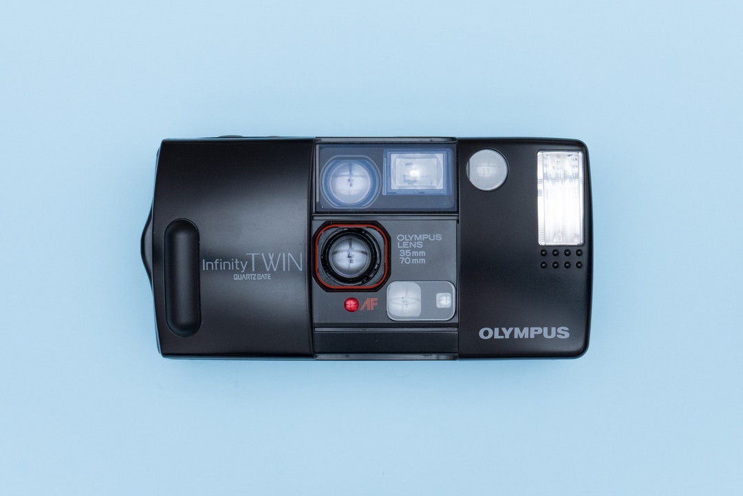 Olympus Infinity AF-1 TWIN 35/75 Point and Shoot 35mm Compact Film ...