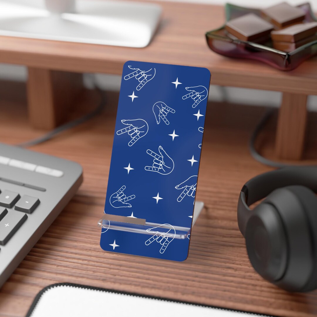 ASL I Love You Cell Phone Display Stand, Cool Phone Holder, Desk ...