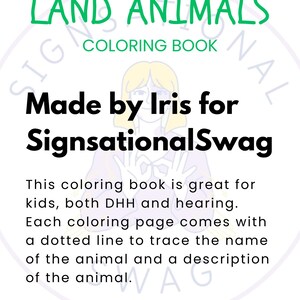 Colorful Adventures: Fun Coloring Books for Kids | Land Animals ...