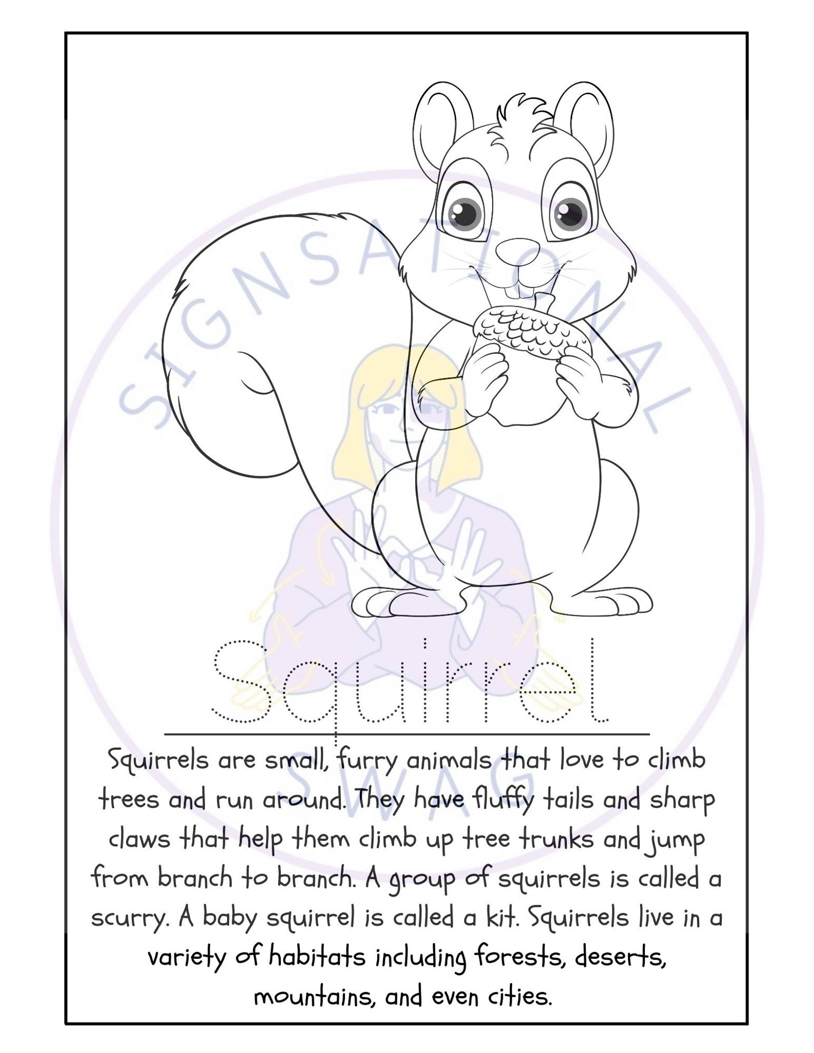 Colorful Adventures: Fun Coloring Books for Kids | Land Animals ...