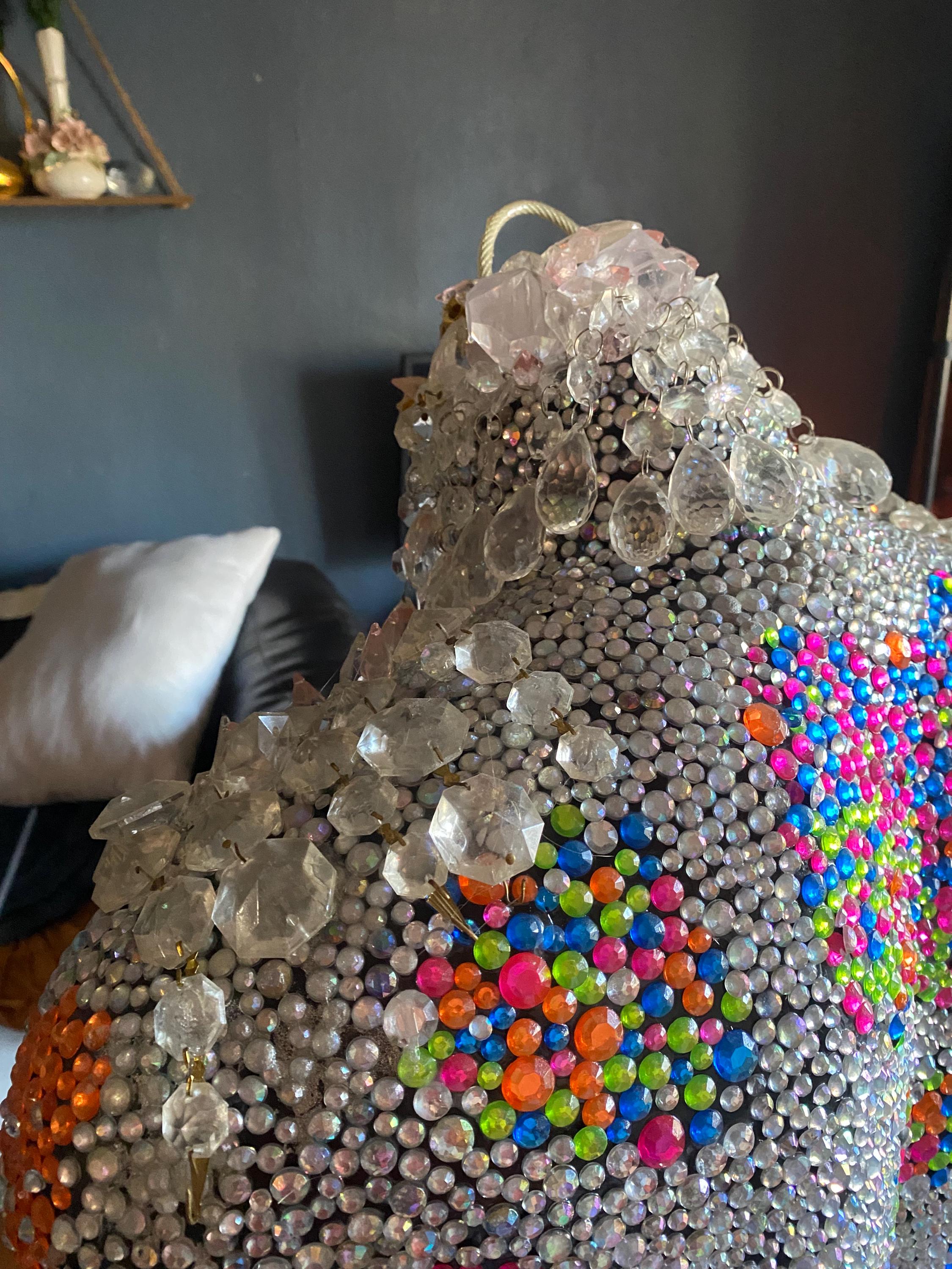 ART SCULPTURE, MAN Version Mannequin, Rhinestone Piece, Chandelier - Etsy