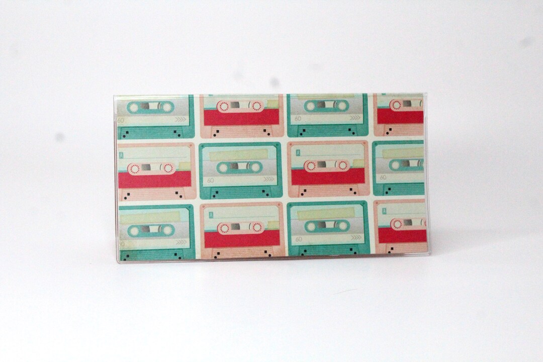 Checkbook Cover - Mix Tape - Etsy