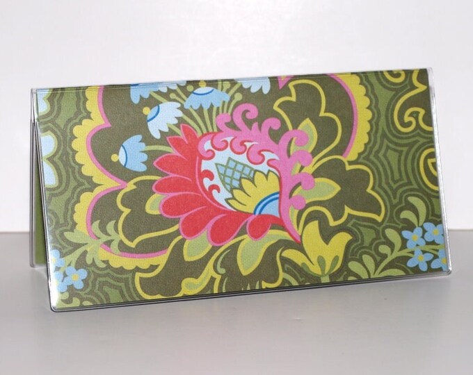 Checkbook Cover Belle Gothic Rose - Etsy