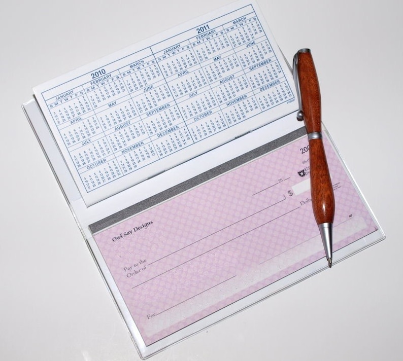 Checkbook Cover Simple Circles - Etsy