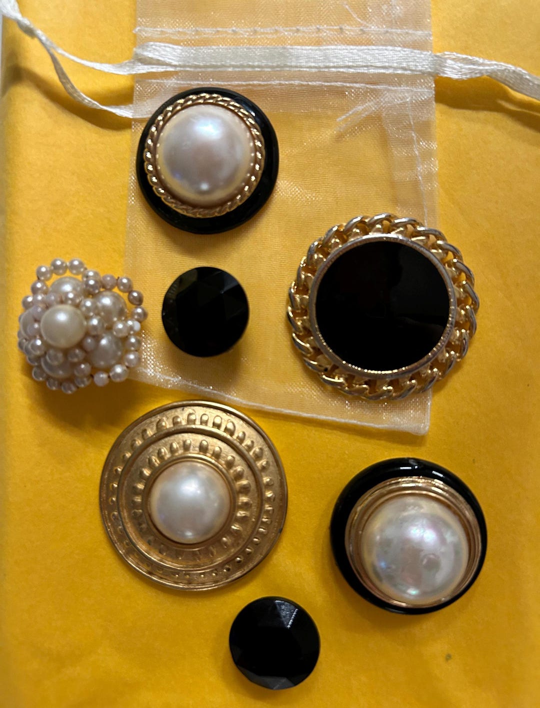 Black & White Antique Magnet Set - Etsy