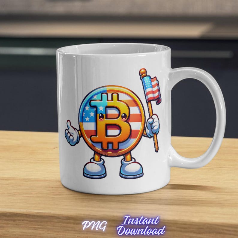 Bitcoin USA - PNG - Printable - Digital Download - Funny Bitcoin Art - Etsy