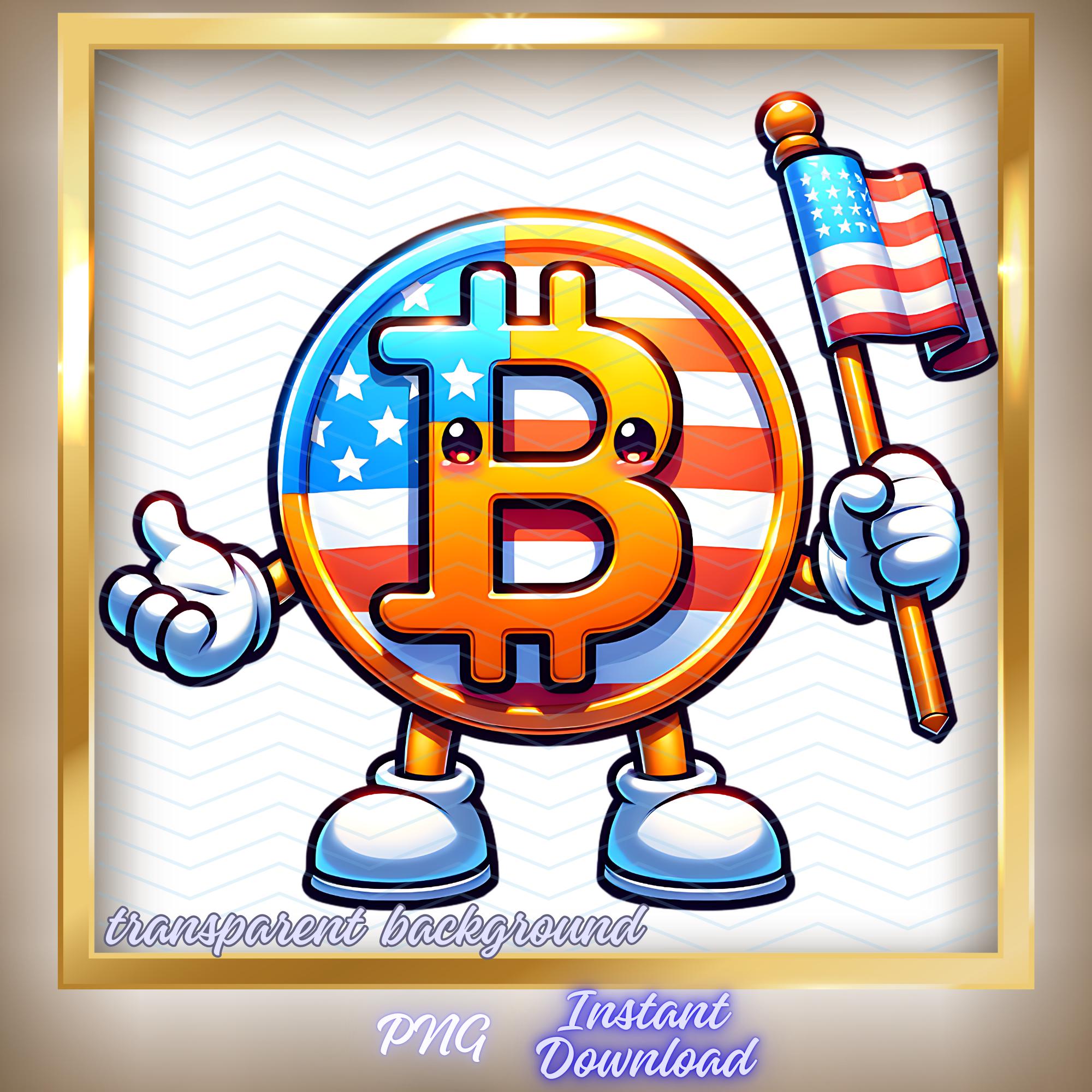 Bitcoin USA - PNG - Printable - Digital Download - Funny Bitcoin Art - Etsy