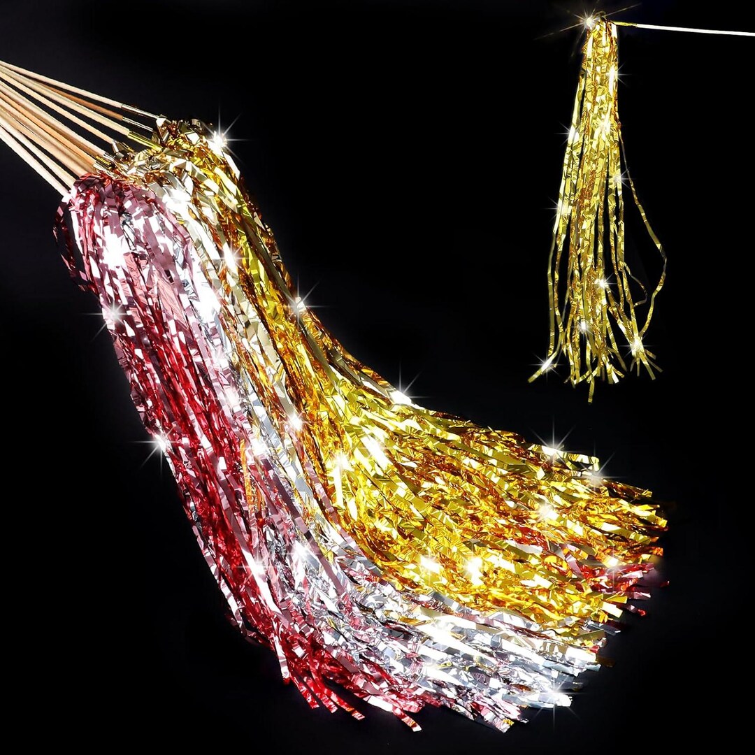 Lighted Wedding Wands Wedding Send off Wand LED Tinsel Fairy Wand ...