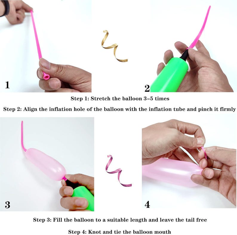 260 Balloons, Long Balloon Animal Twisting Balloons for for Animal ...
