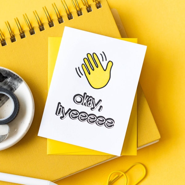 Funny Farewell Card - Etsy