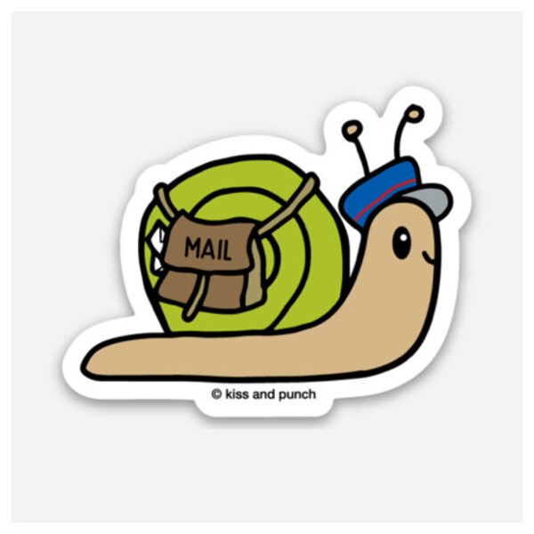 Snail Mail Sticker - Etsy