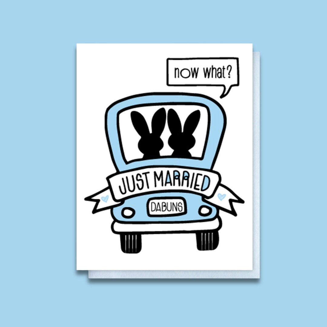Funny Wedding Card Marriage Card Inappropriate Just Married for ...