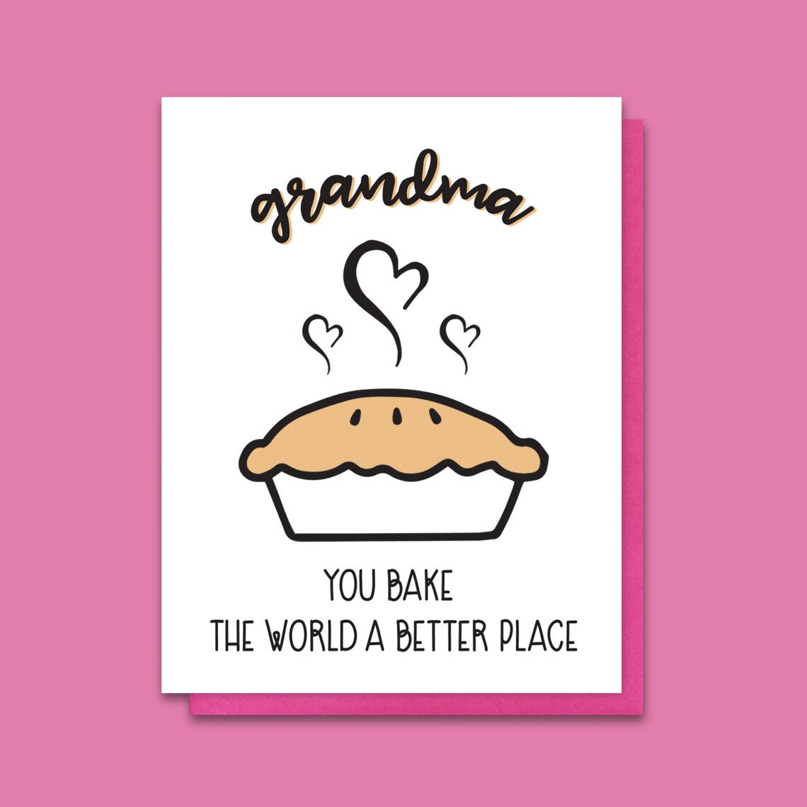Nana Appreciation Card - Punny Letterpress - Grandmother Love Card ...