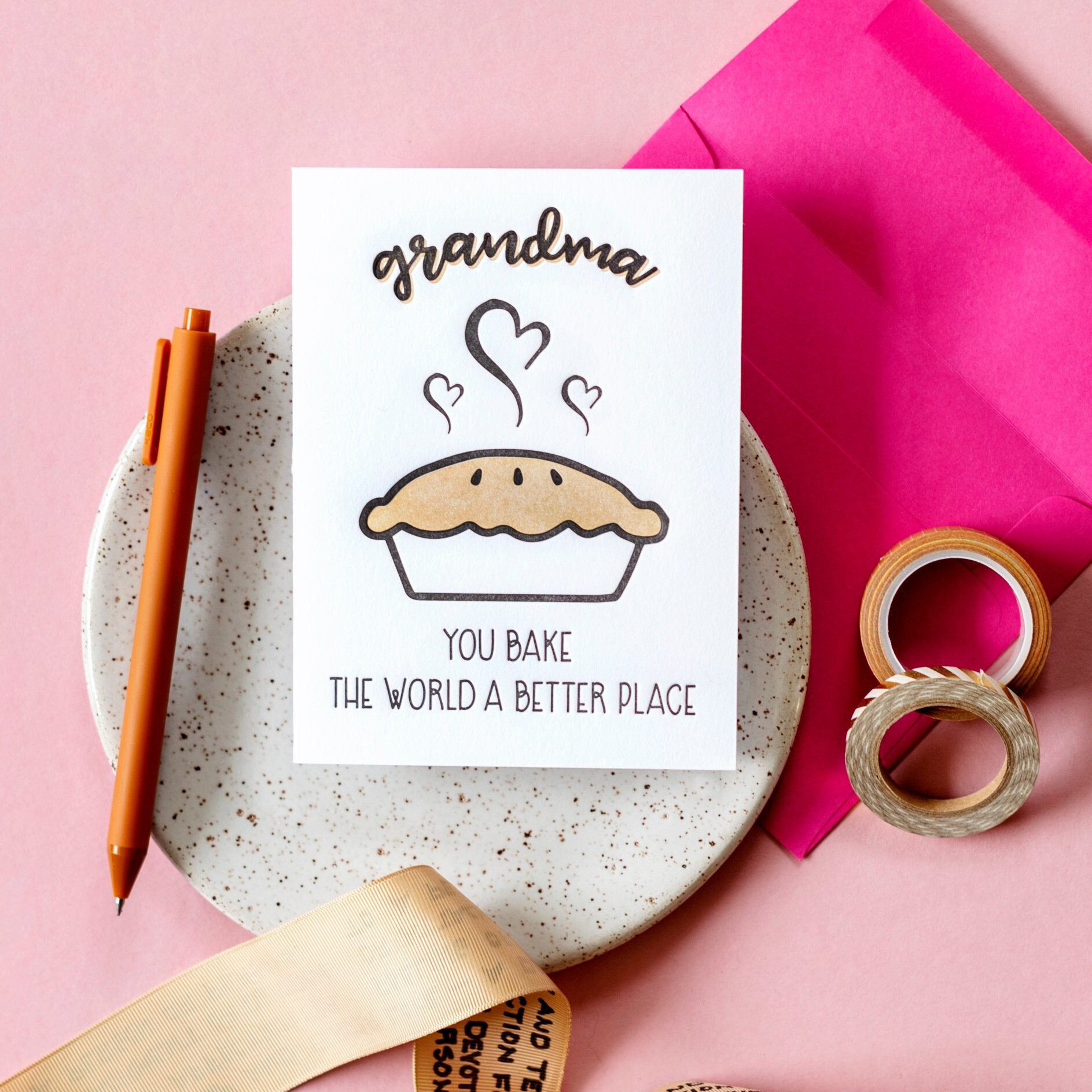 Nana Appreciation Card - Punny Letterpress - Grandmother Love Card ...