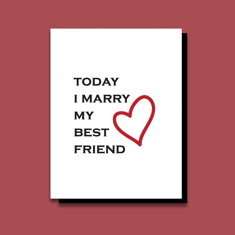Marry My Best Friend - Etsy