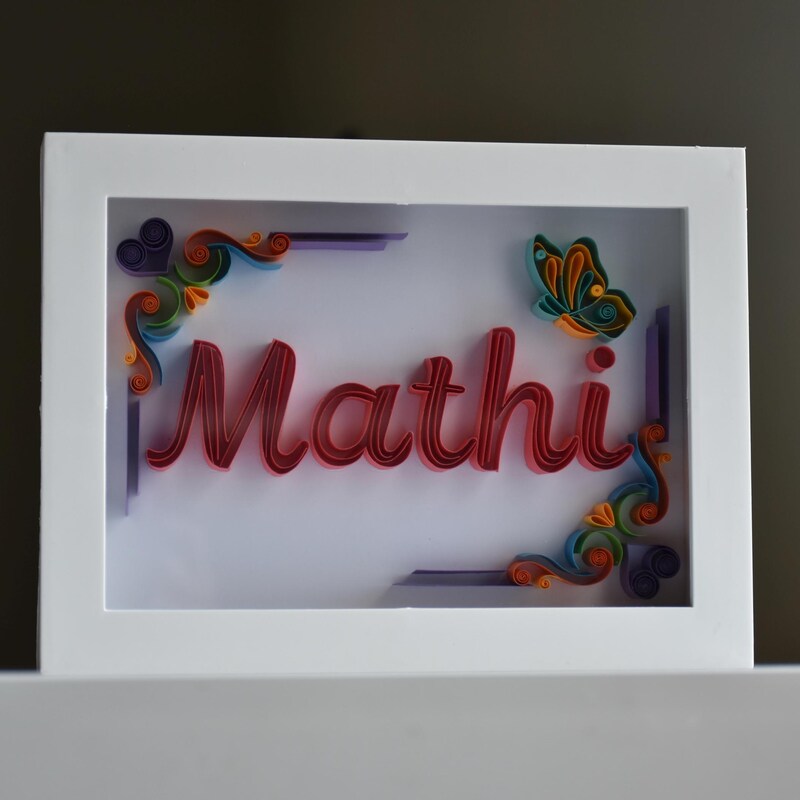 Quilling Name - Etsy