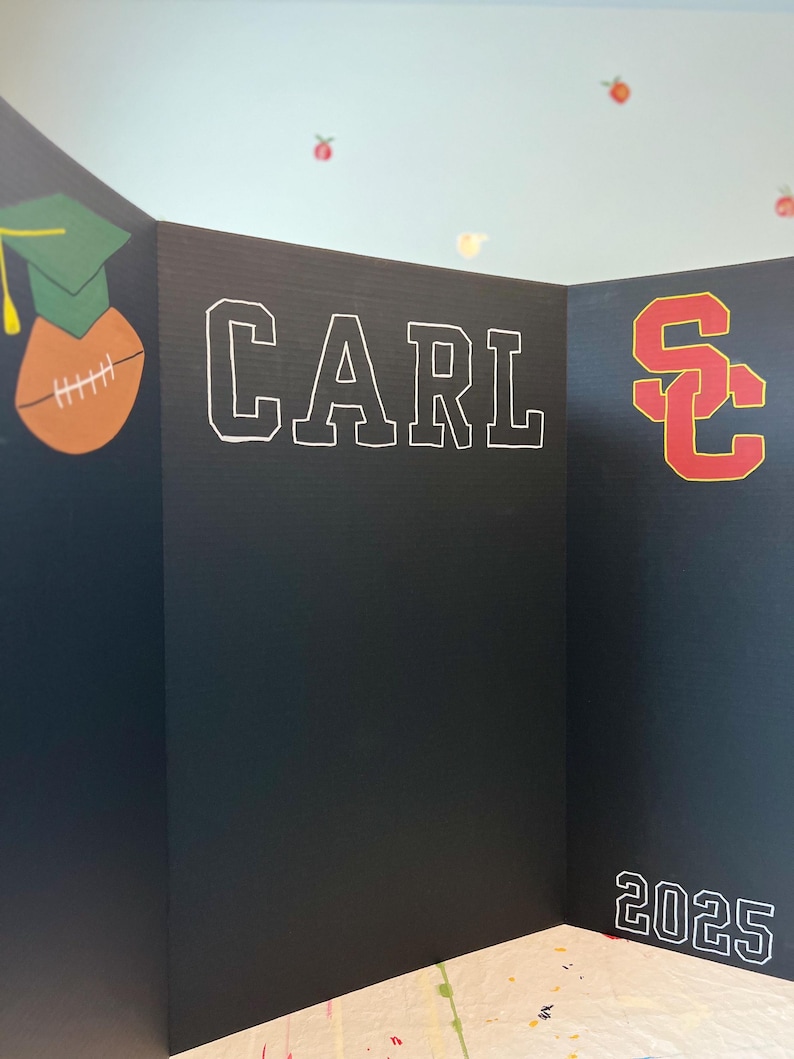 Senior Tri-fold Photo Display Board, Graduation, Party Decor ...