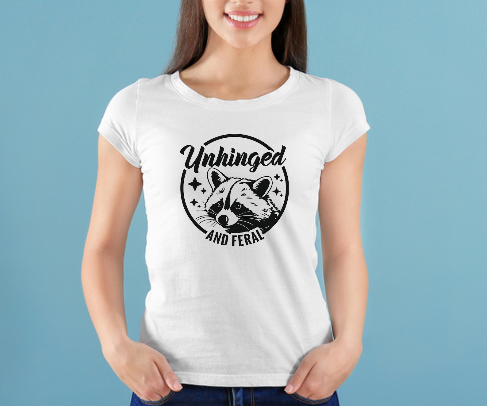 Unhinged and Feral Svg, Funny Raccon Svg, Cricut, Sublimation, Unhinged ...