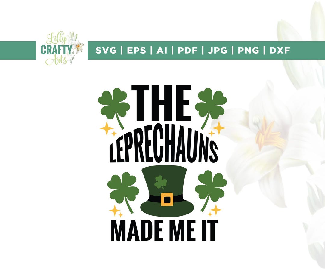 The Leprechauns Svg, St Patrick's Svg, Shamrock Svg, Cricut, Sublimation, Clover Svg, St ...