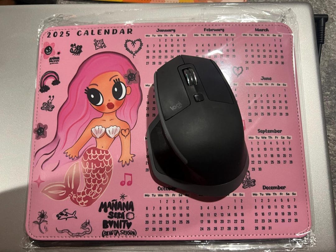 Karol G 2025 Calendar Faux Leather Mouse Pad Waterproof, Mañana Será ...