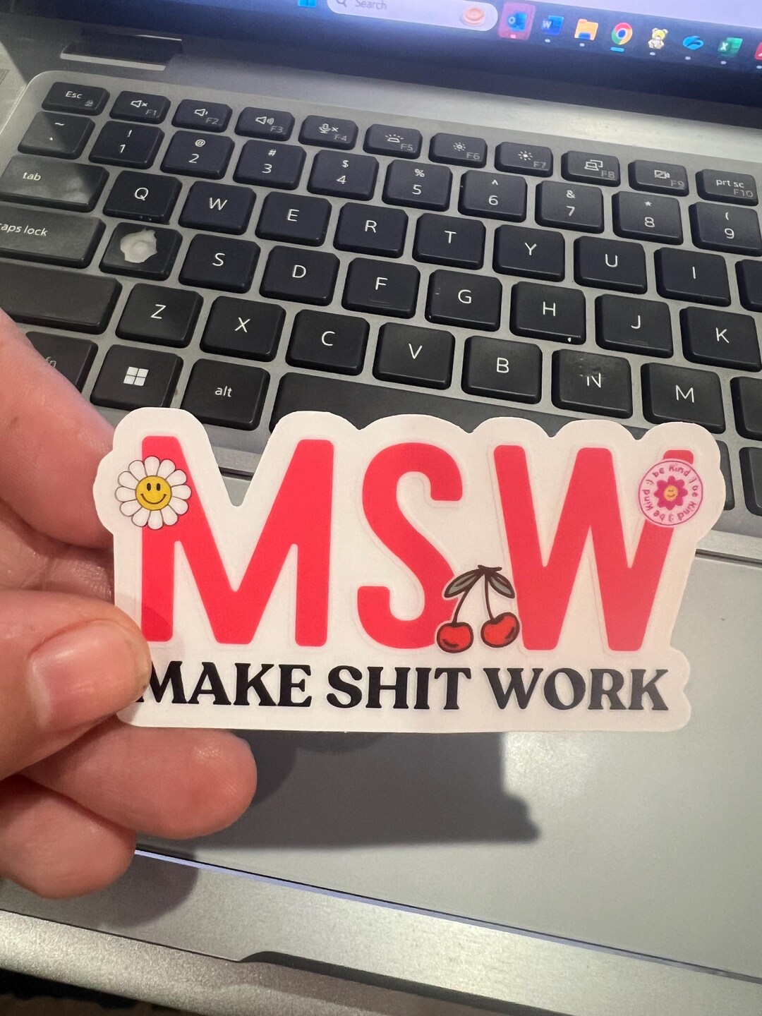 Clear 3inch MSW Make Shit Work Sticker, Make Shit Work, MSW Social ...