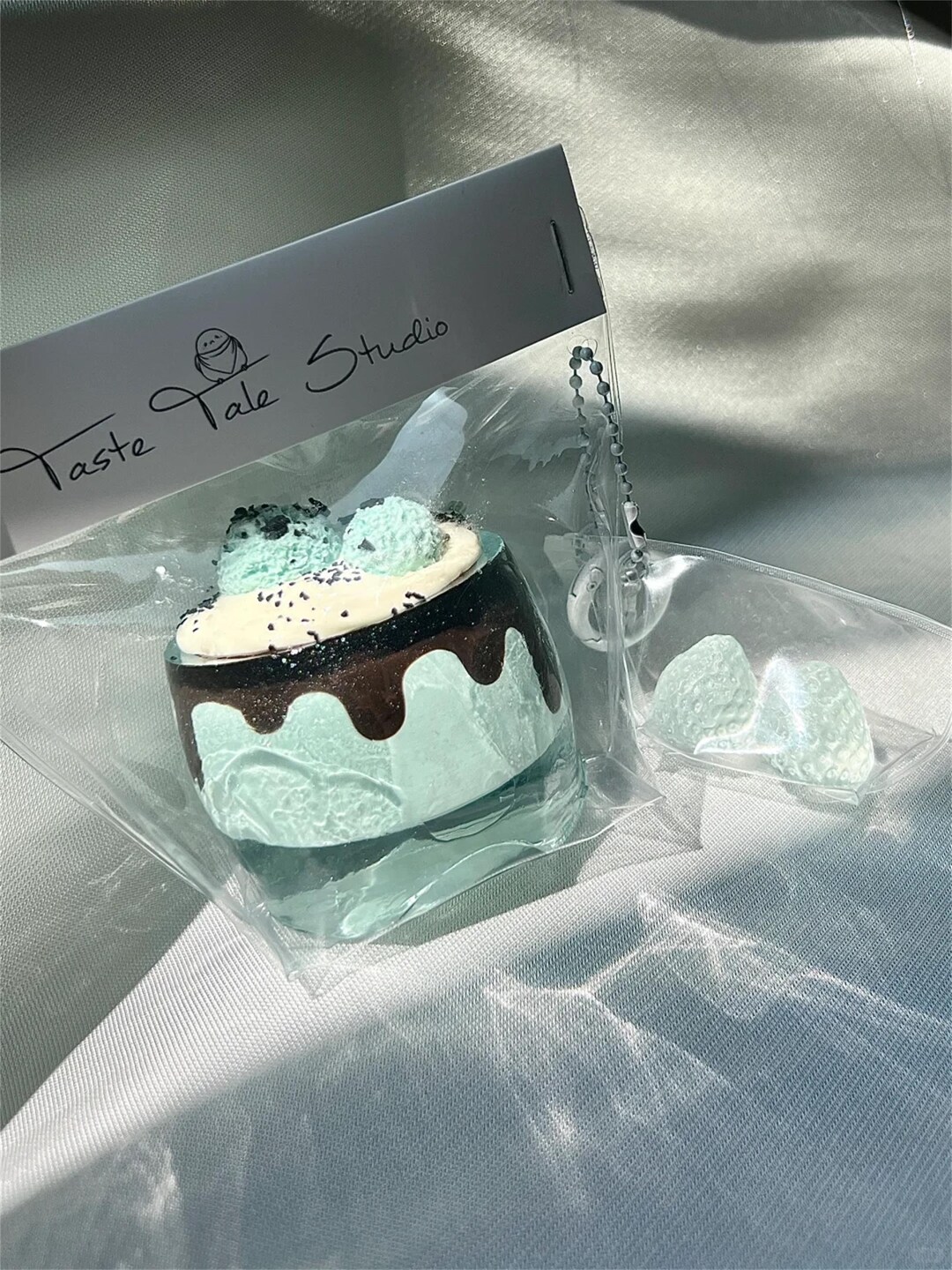 Mint Cake Squeezable Squishy Toy Delicate Dessert Healing Squishy Toy ...