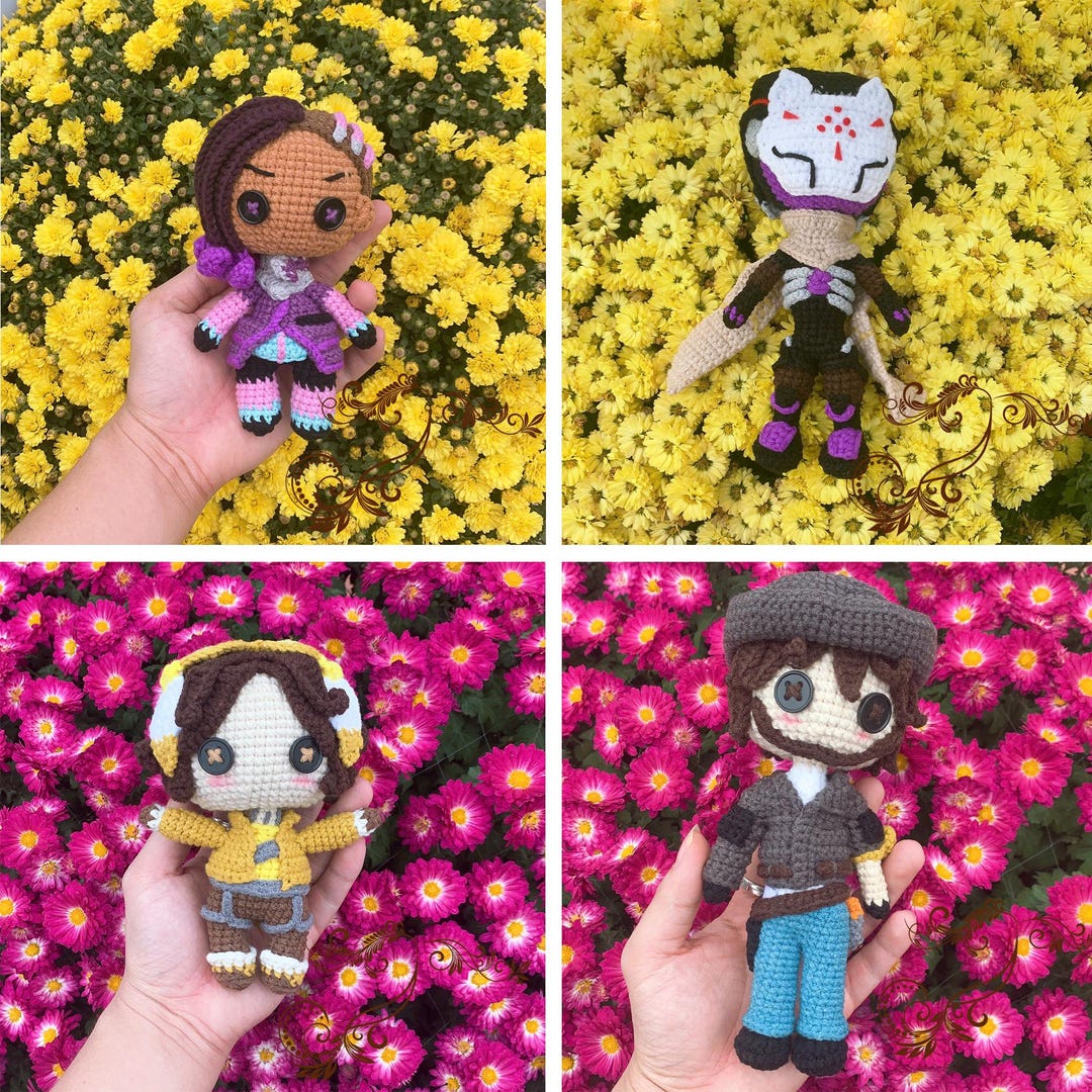 Fanmade Custom Overwatch Crochet Doll Amigurumi, Overwatch Plush ...