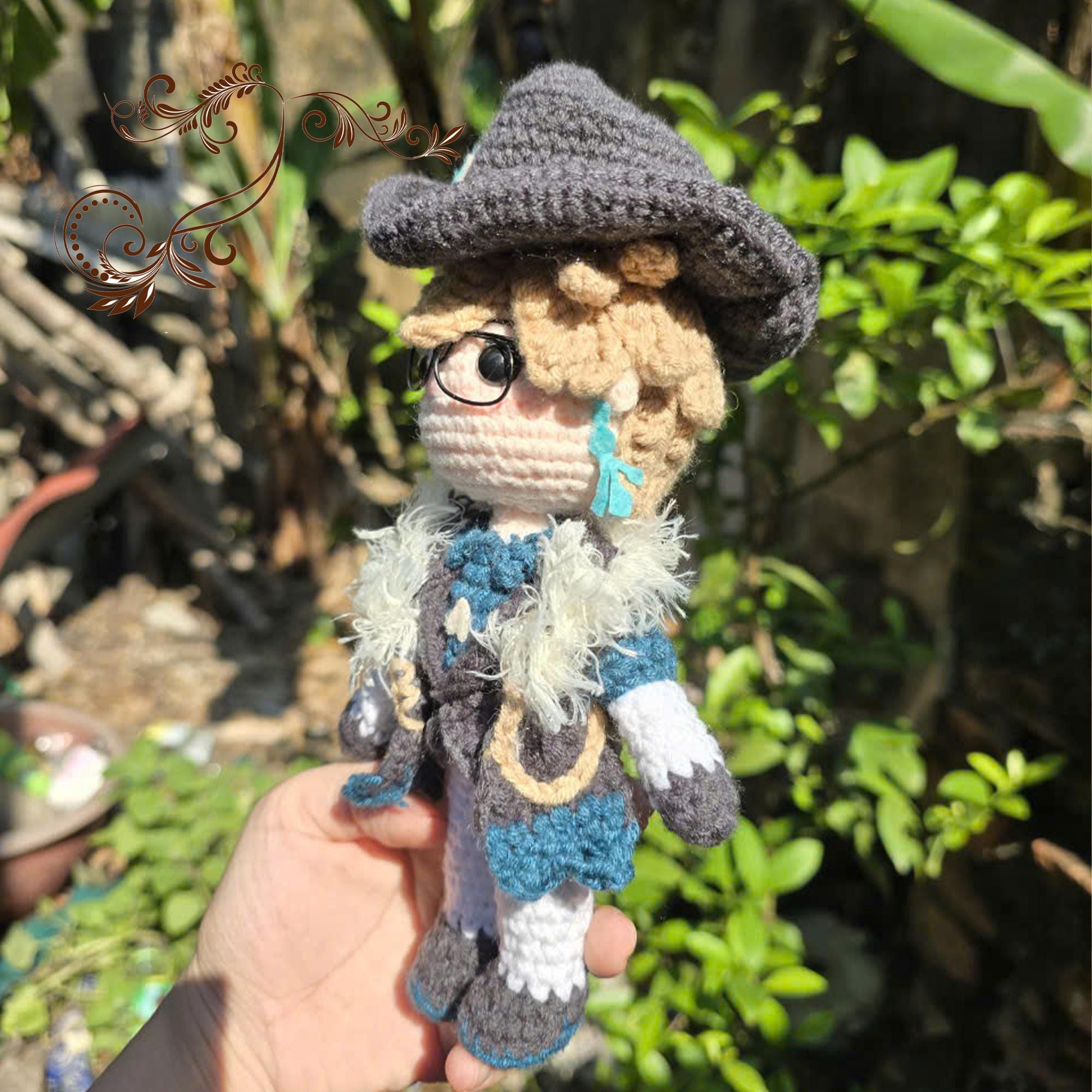 Fanmade Honkai Star Rail Amigurumi - Boothill, Aventurine Crochet Doll ...