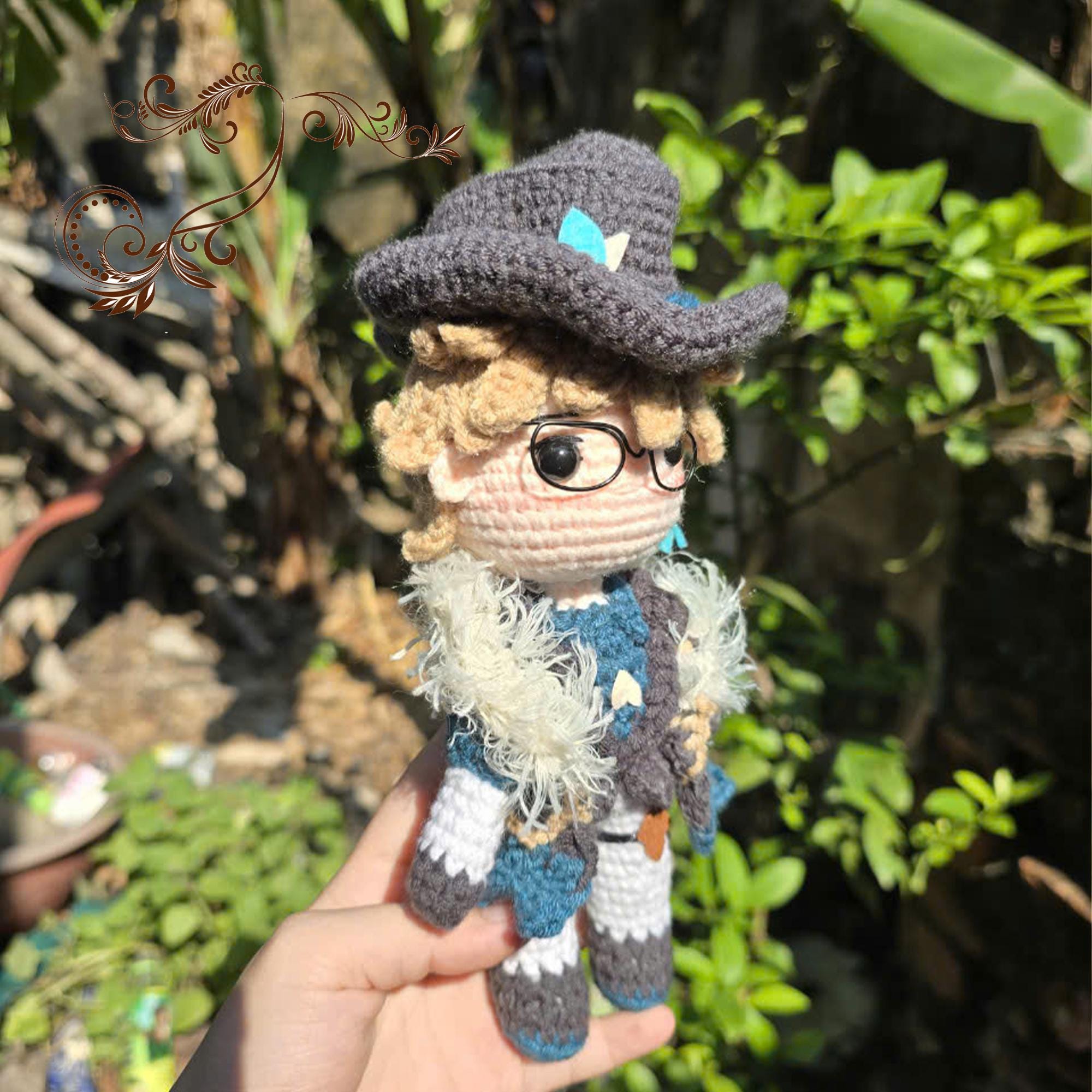 Fanmade Honkai Star Rail Amigurumi - Boothill, Aventurine Crochet Doll ...