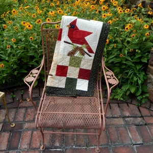 Winter's Song Cardinal 40" X 40" Quilt Pattern - Etsy