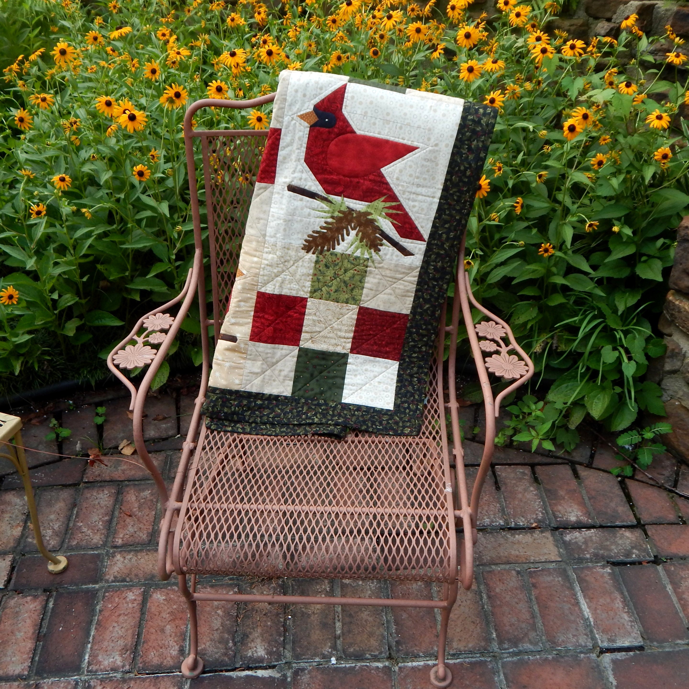 Winter's Song Cardinal 40" X 40" Quilt Pattern - Etsy