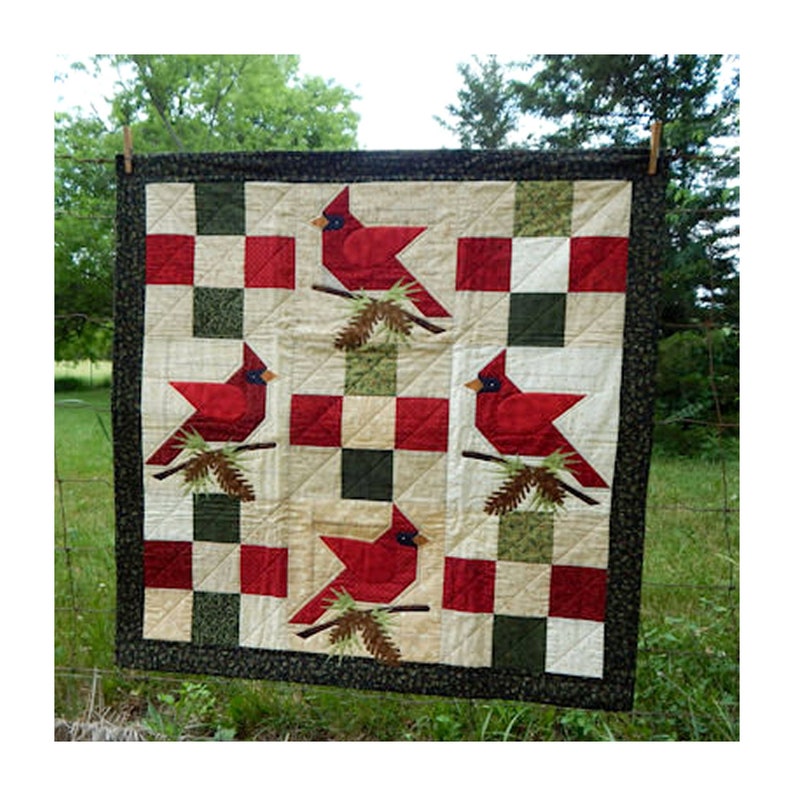 PDF Indigo Song Bird Quilt Instant Digital Download Pattern - Etsy