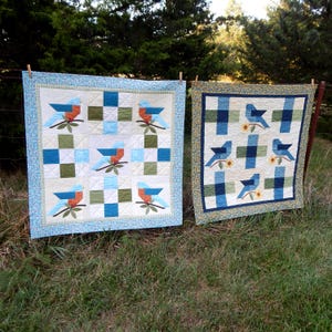PDF Indigo Song Bird Quilt Instant Digital Download Pattern - Etsy