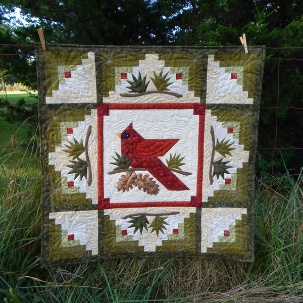 Cardinal Quilt Pattern - Etsy