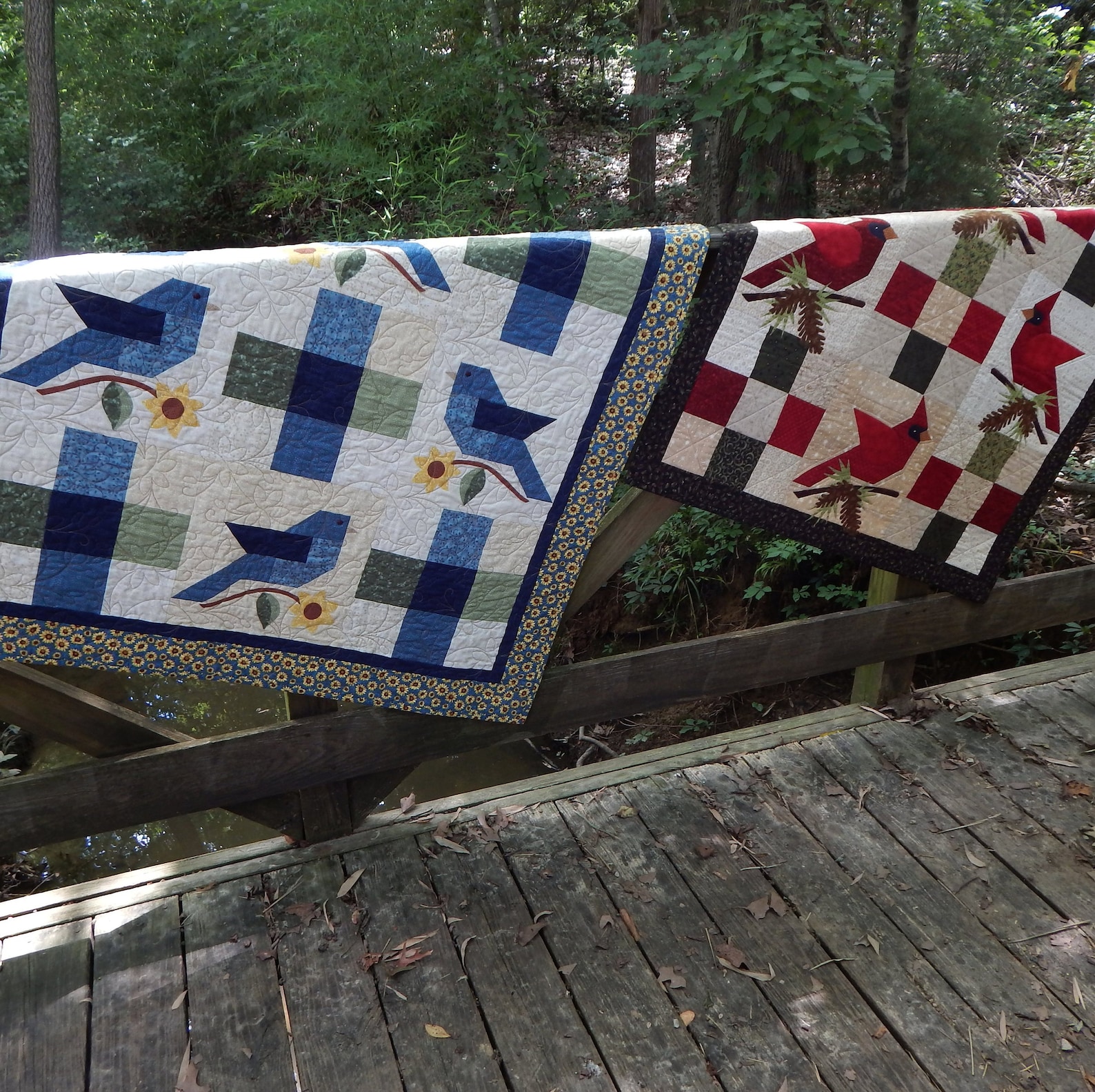 Winter's Majesty Cardinal 36" X 36" Quilt Pattern - Etsy