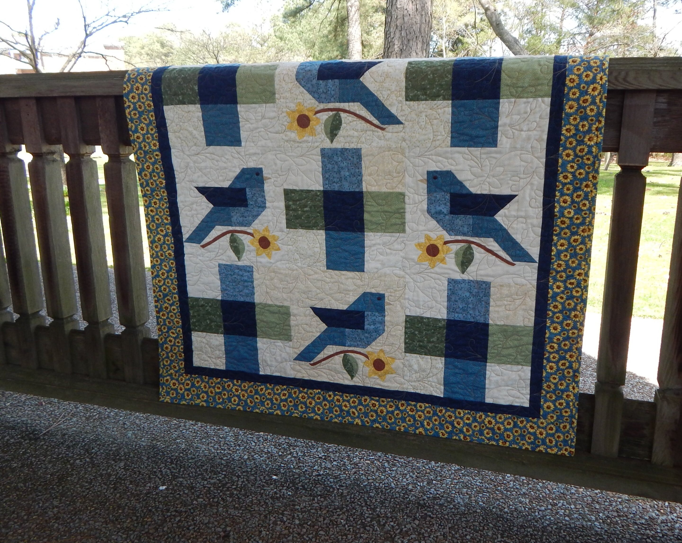 PDF Indigo Song Bird Quilt Instant Digital Download Pattern - Etsy