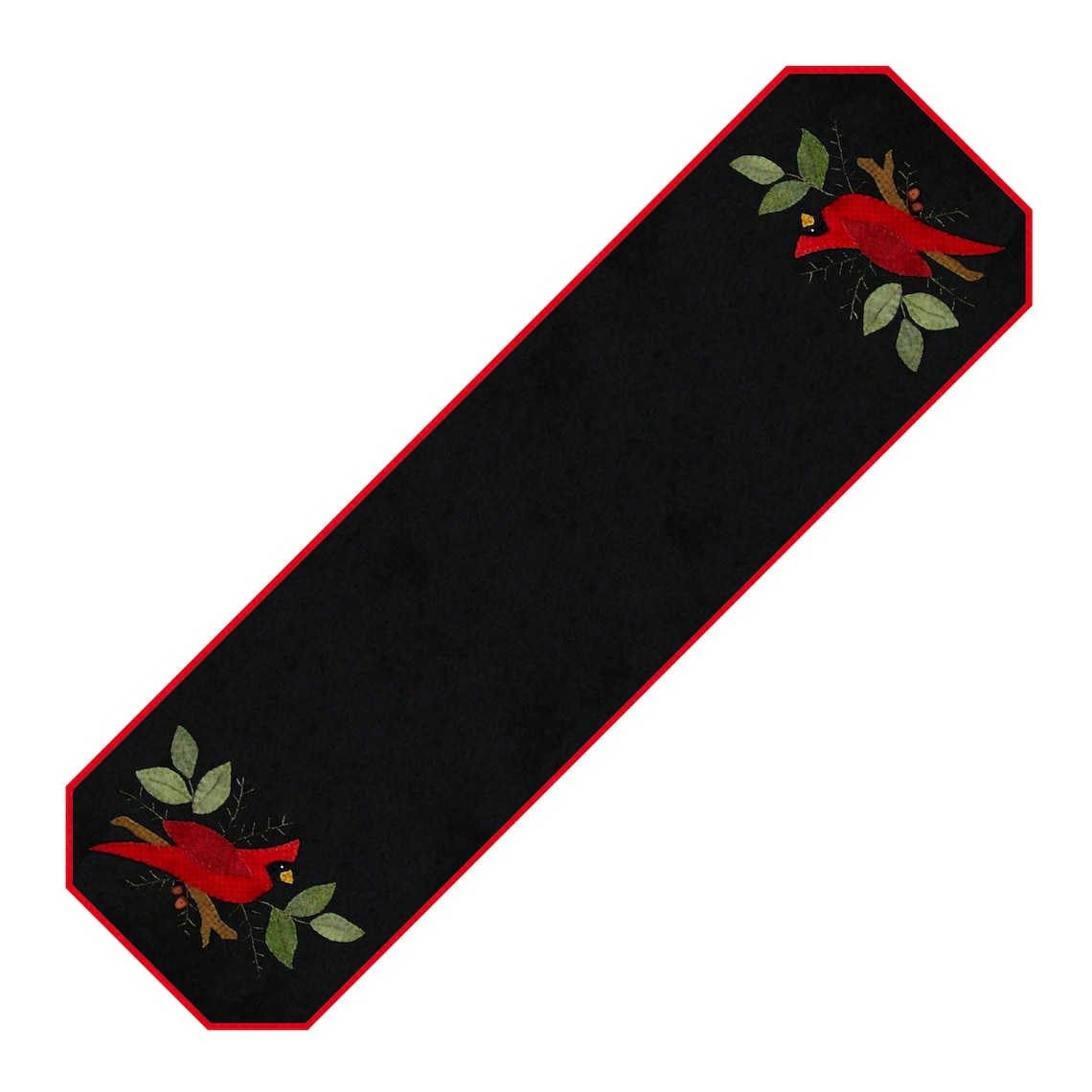 PDF Winter Cardinal Wool Embroidery Table Topper Instant - Etsy