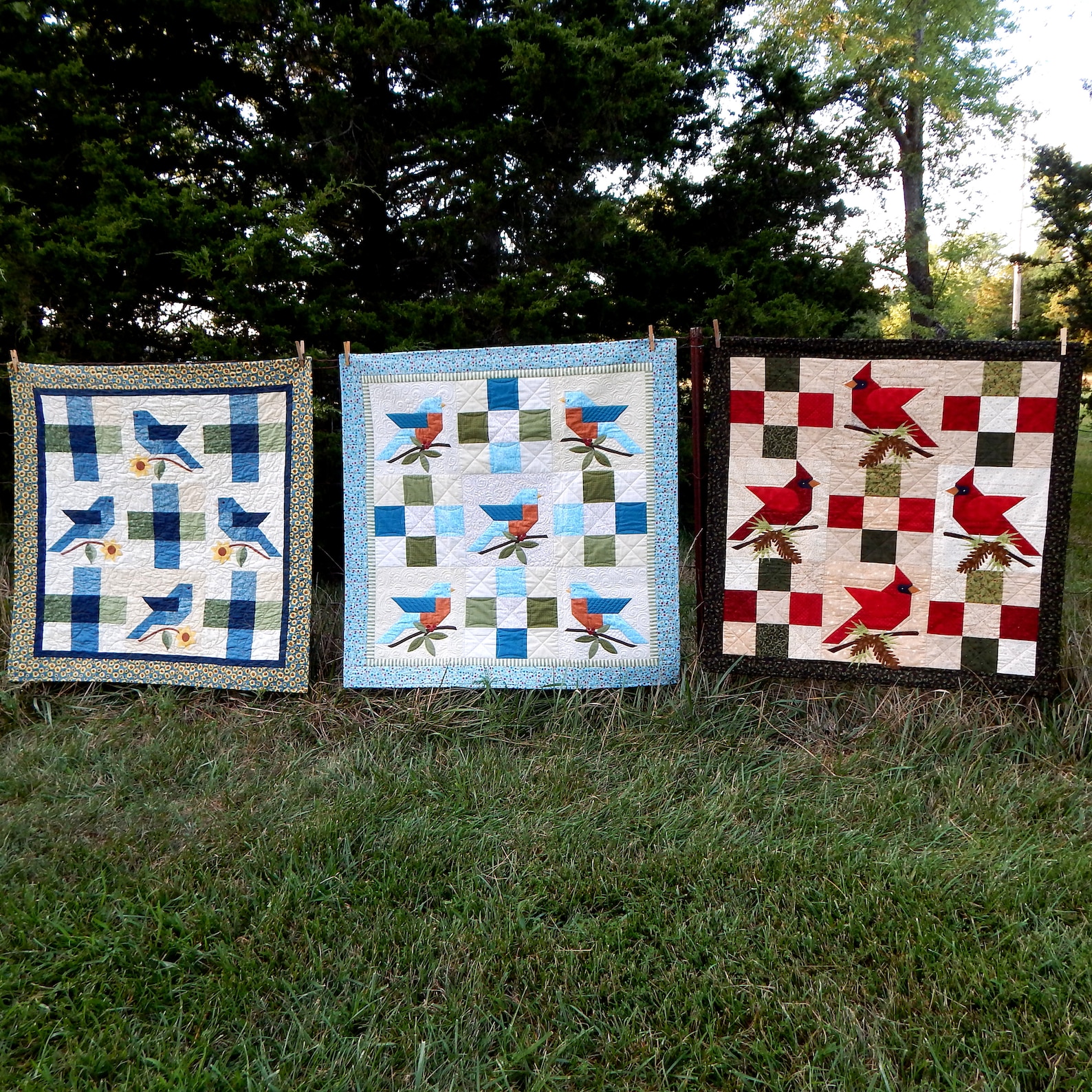 PDF Indigo Song Bird Quilt Instant Digital Download Pattern - Etsy