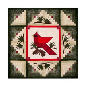 PDF Winter's Song Cardinal Instant Digital Download Quilt Pattern - Etsy
