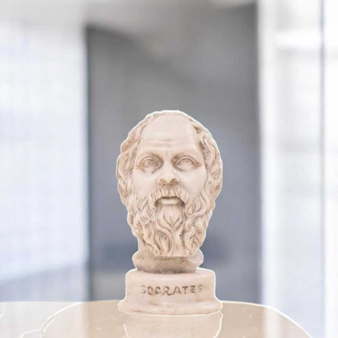 Large Decorative Socrates Bust Statue – 13x6 Cm, High-quality Polyester ...